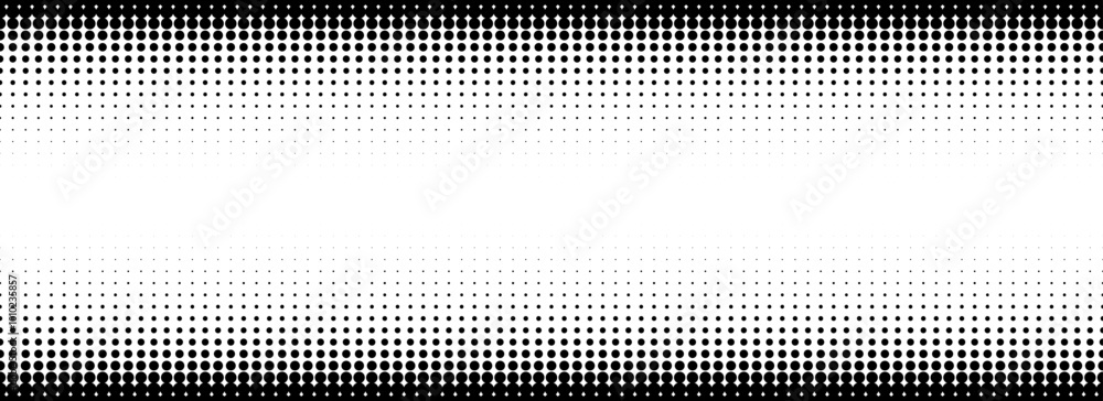 Dotted halftone gradient texture. Fading polka dot background. Repeated ...