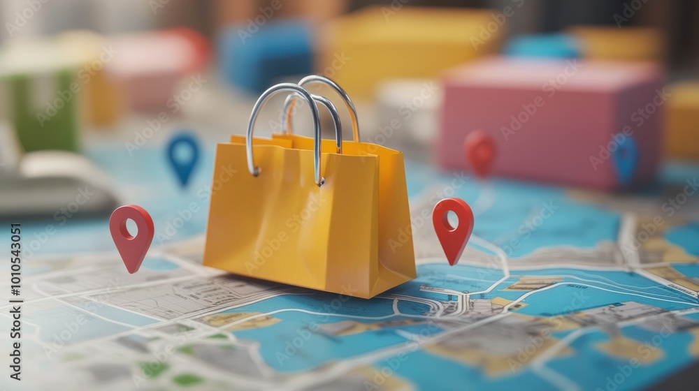 Global E-commerce Activity Map with Location Pins for Market Analysis ...