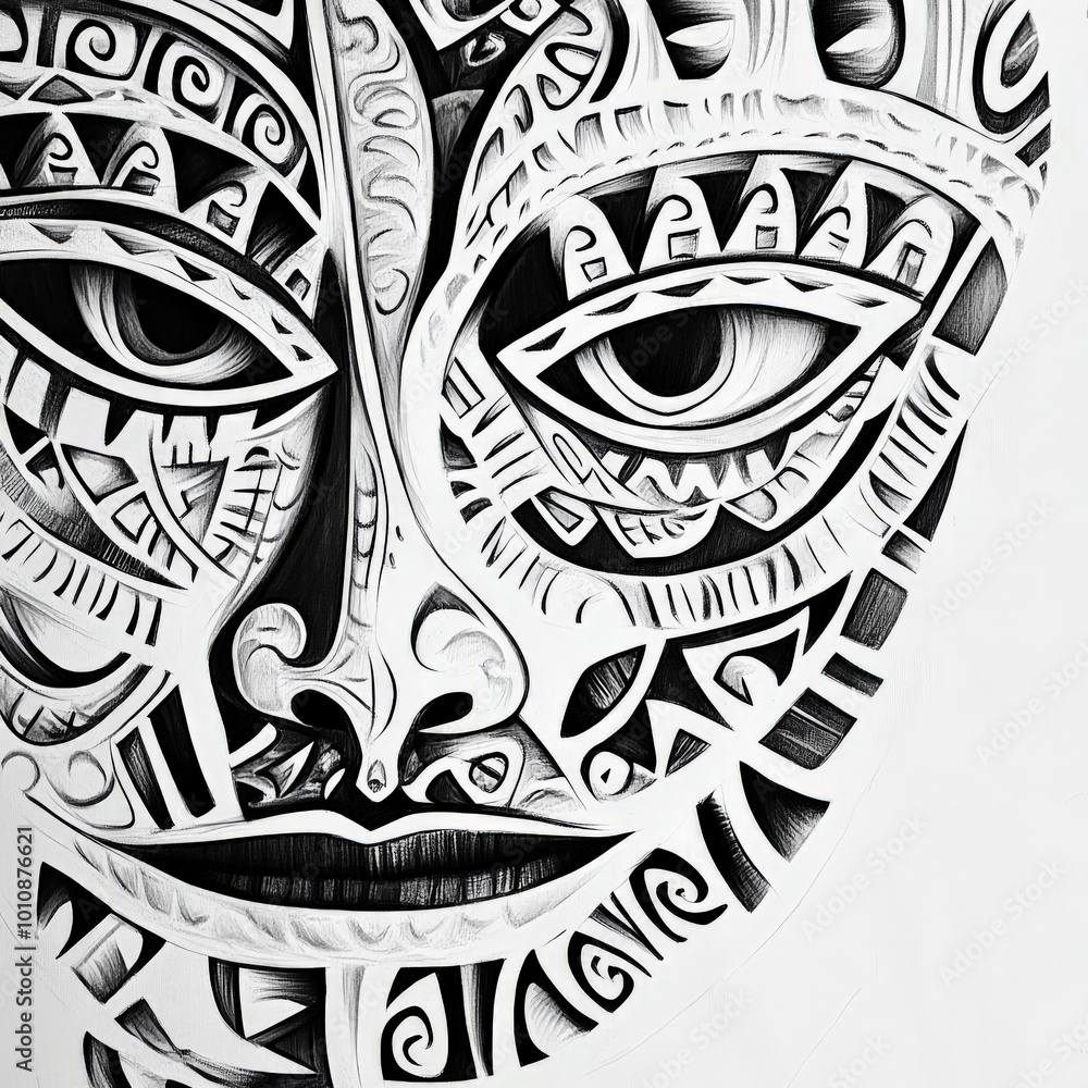 vector, pattern, tribal, maori, tattoo, draw, illustration, design, art ...