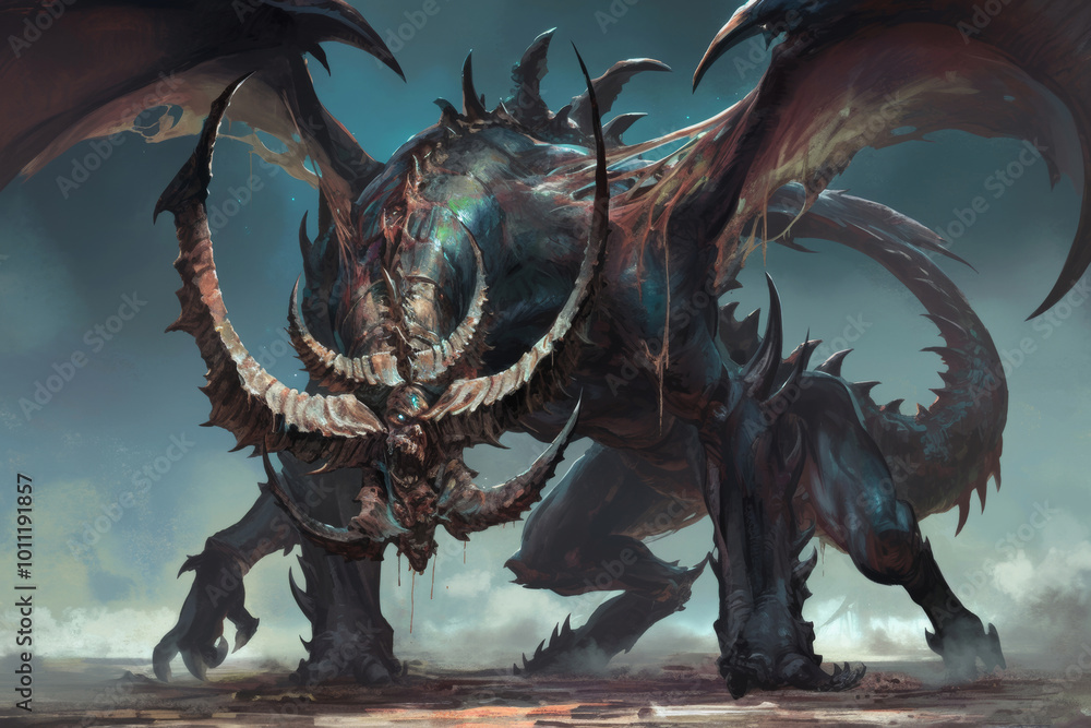 Grimdark mystic elder savage malevolent undead, full body, anime style ...