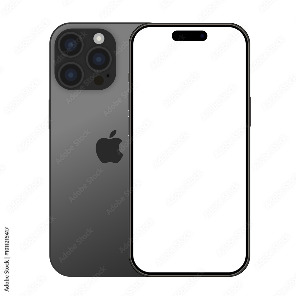Set of latest iPhone 16 pro, 16 pro max. smartphone mobile or cellphone ...