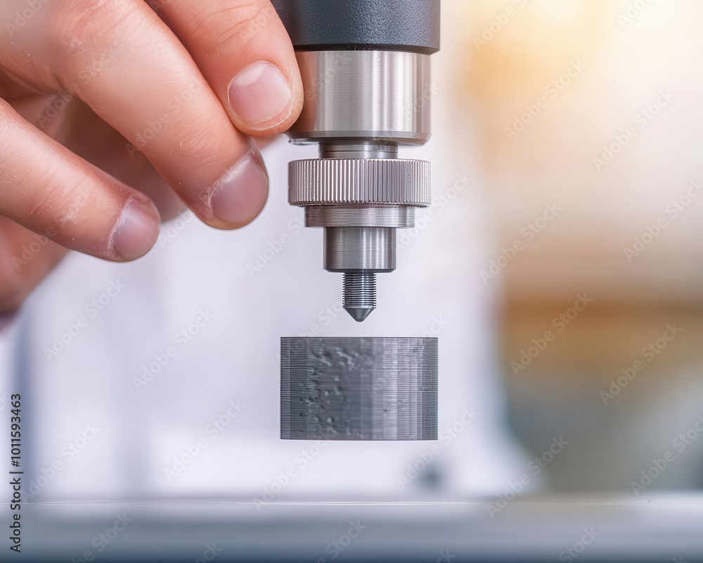 Technician Using Pycnometer To Measure Specific Gravity Of Aggregates Aggregate Specific
