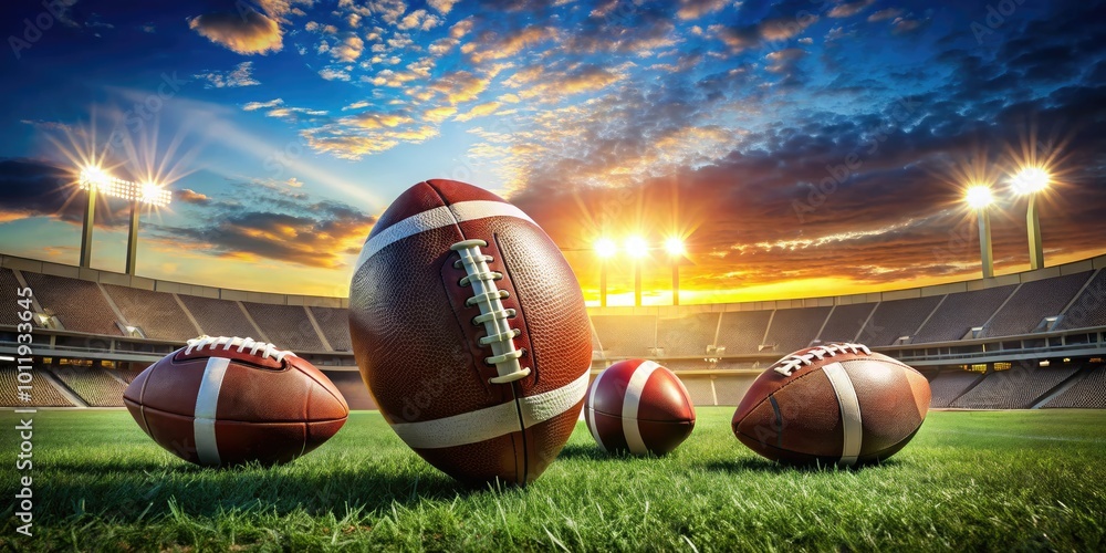 Football cutouts template perfect for creative projects, sports-themed ...