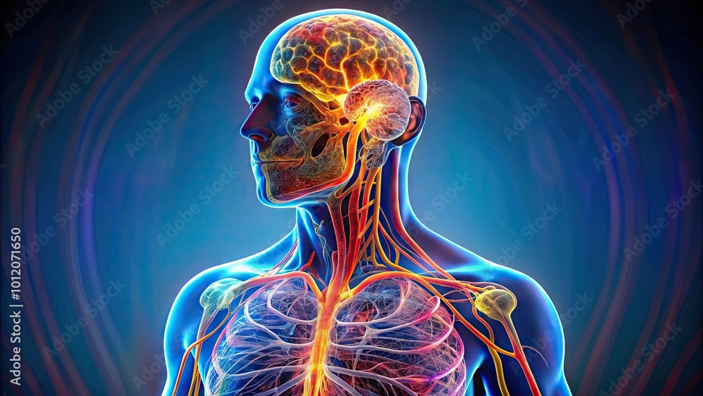 Detailed Anatomical Illustration of the Human Placenta Showing ...
