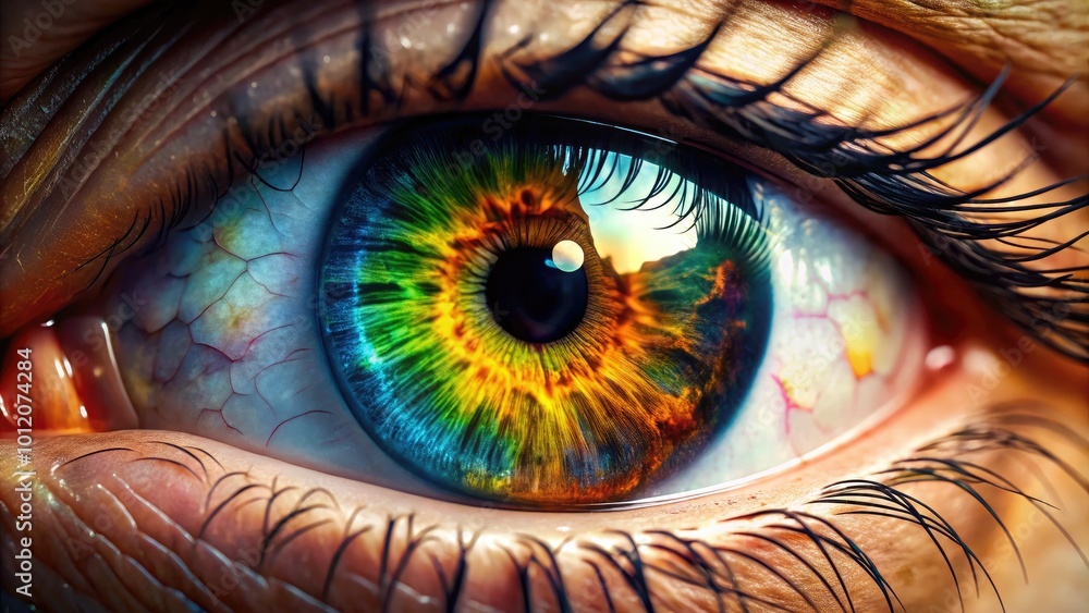 Detailed Anatomy of the Human Eye Illustrating Its Structure and ...