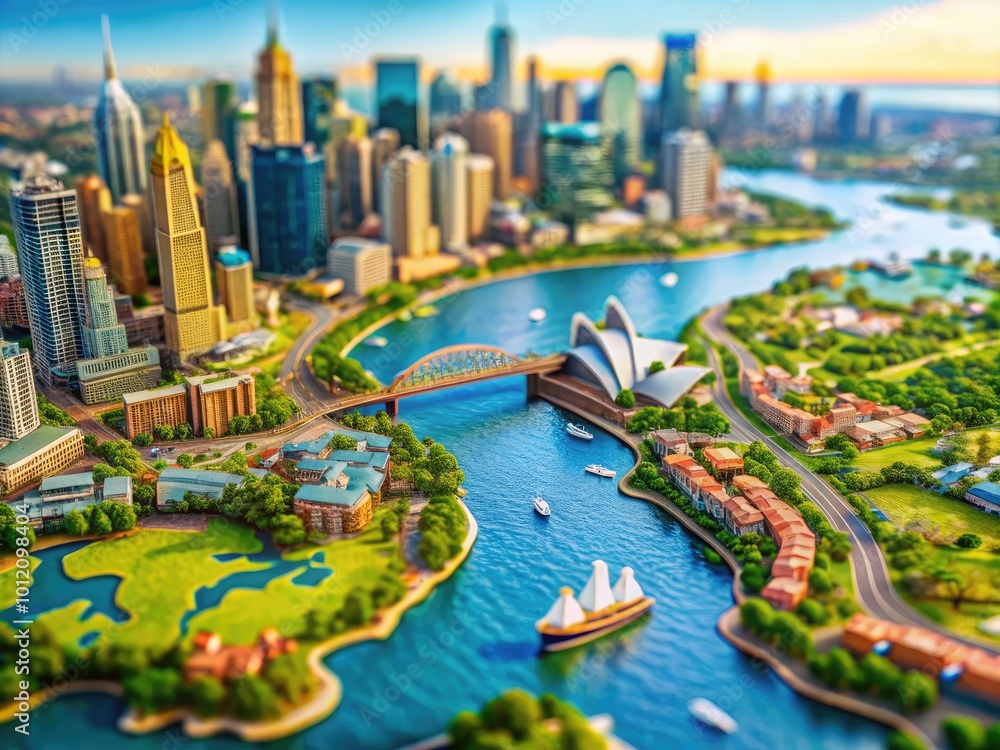 Detailed Map of Sydney, New South Wales Showcasing Major Landmarks and ...