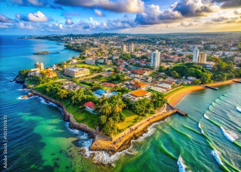 Detailed Map of Togo Featuring Major Cities, Landmarks, and Geographic ...