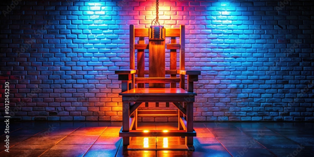 Electric Chair Symbol Representing Capital Punishment and Controversial ...
