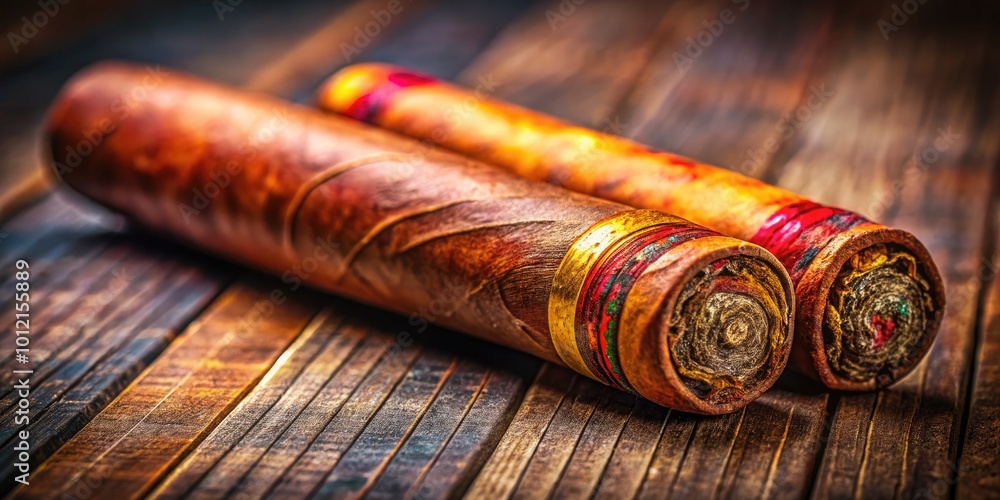 Elegant Cigar Mockup with Rich Textures for Premium Branding and ...
