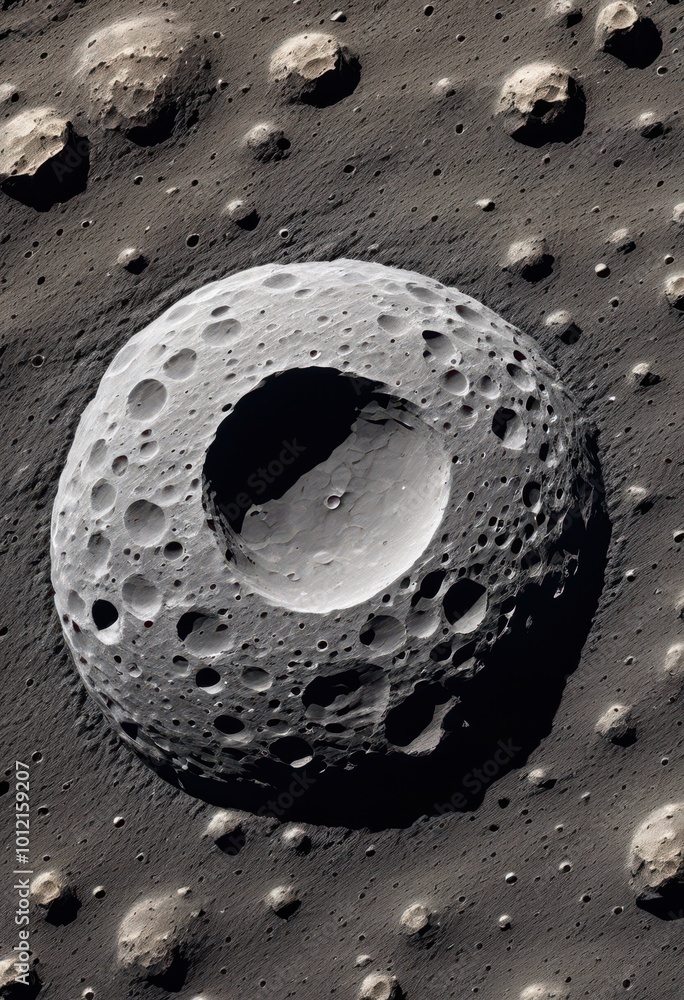 detailed close view lunar surface textures craters capturing unique ...