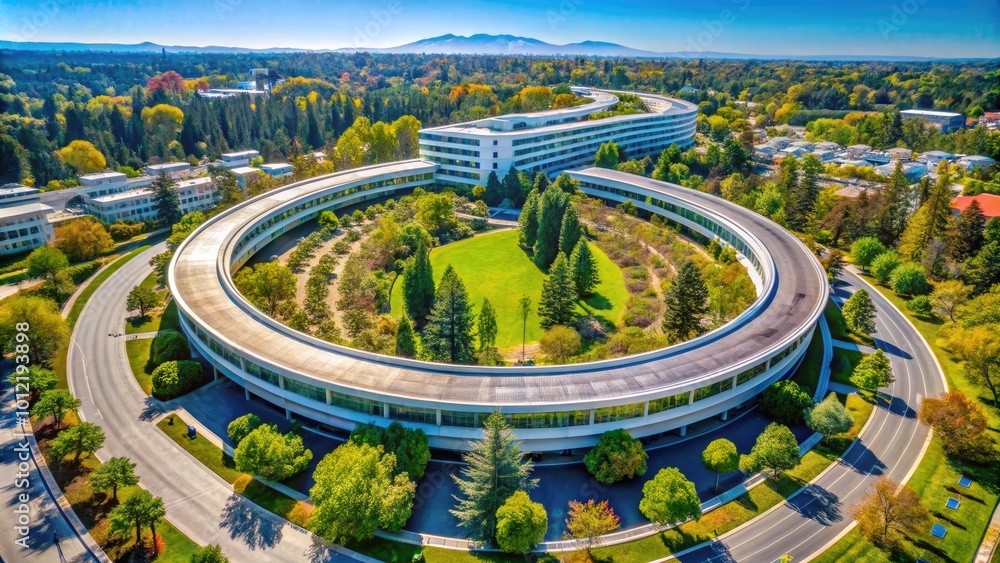 Endless Pathway of Innovation in Cupertino's Iconic Infinite Loop ...