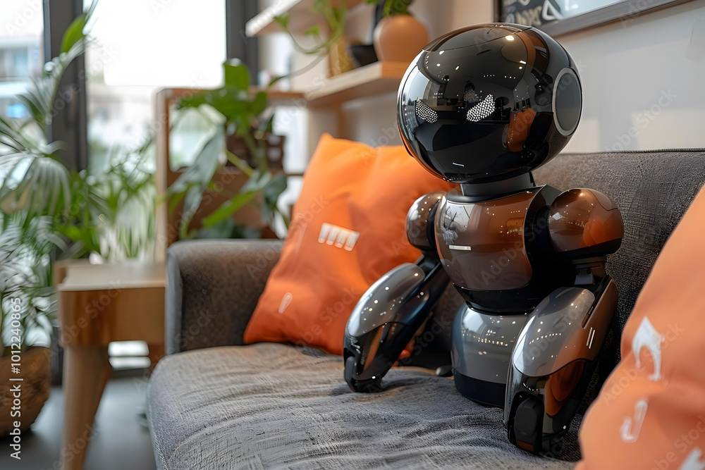 Humanoid robot interior design mistake. Sofa furniture does not fit ...