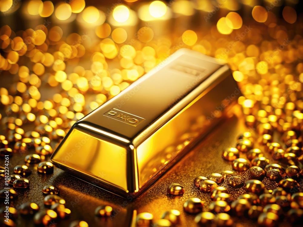 Impressive 1000g Gold Bar on Display Showcasing Wealth and Luxury in a ...