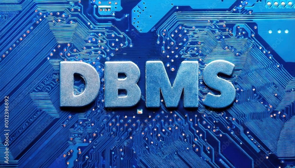 Database Management Systems: An Overview of DBMS Stock Illustration ...