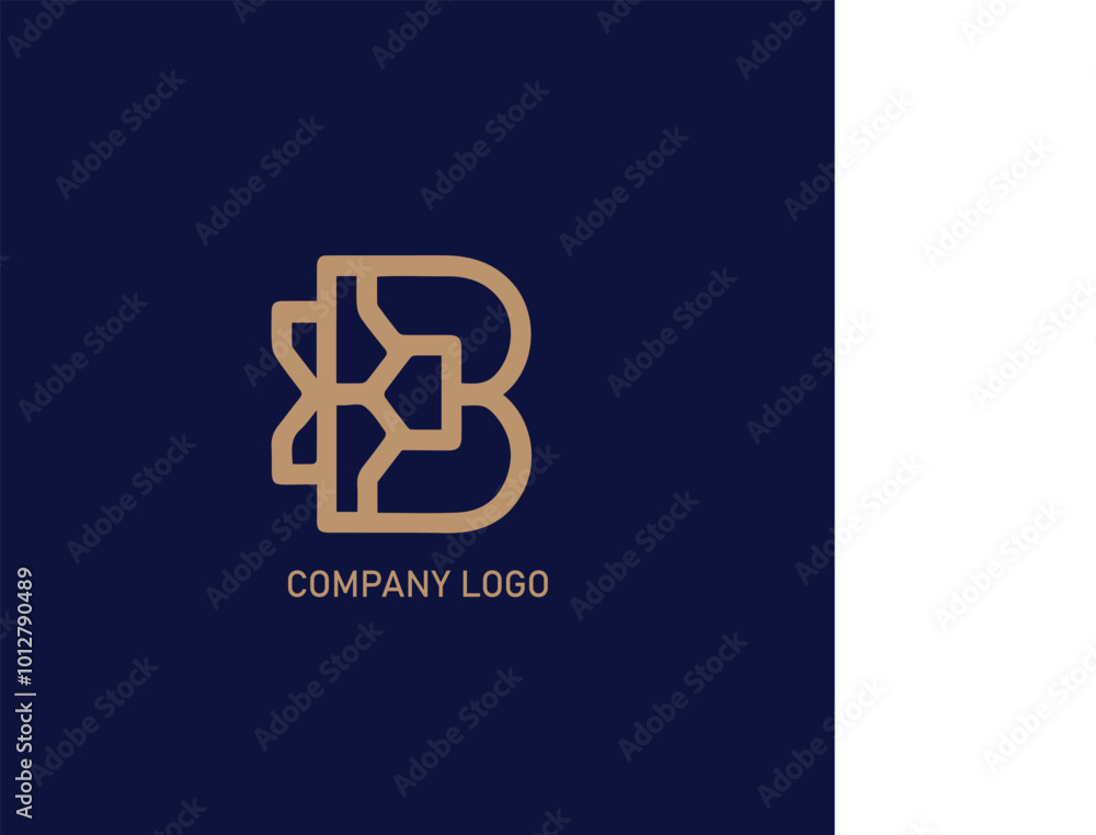 Minimal B initial based icon. Initial BB vector, Letter B logo icon ...