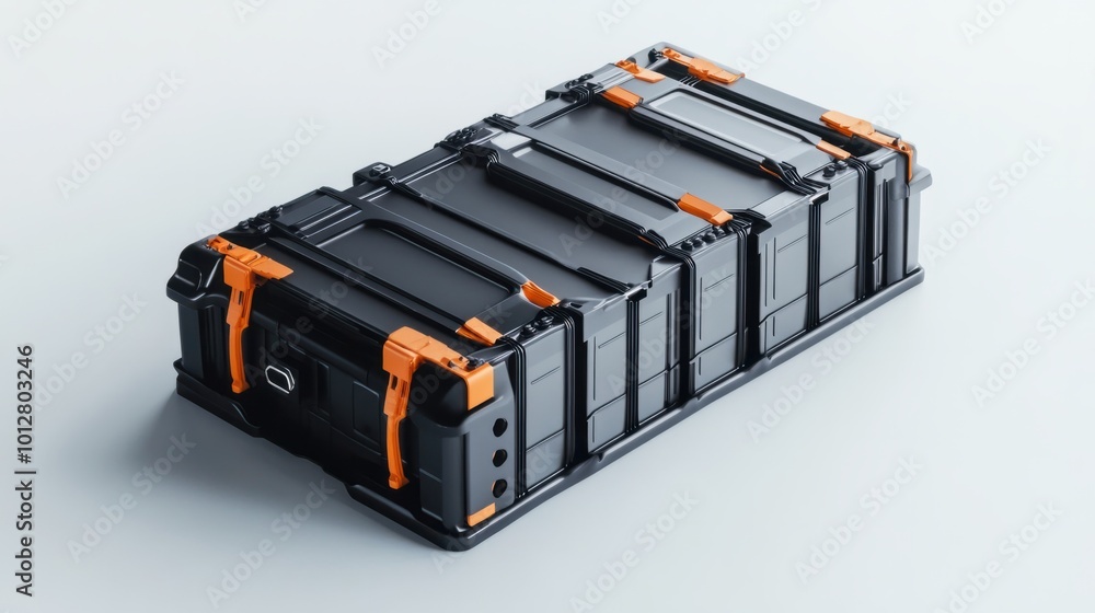 Advanced electric vehicle battery pack featuring modular cells and ...