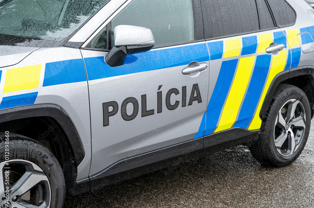 Nitra, Slovakia - October, 4, 2024 : The Slovak Police Force car ...