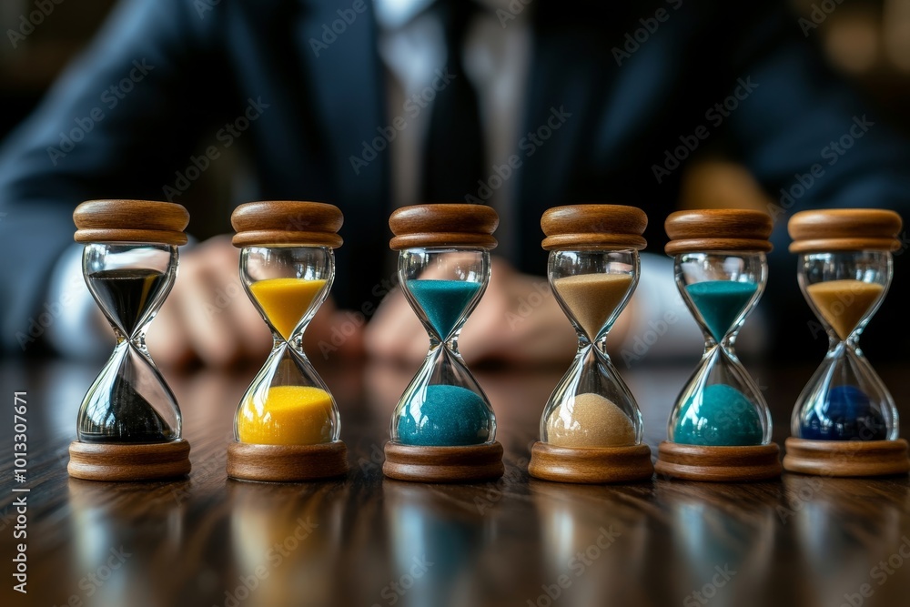 Time management or productivity addiction, work life balance or control ...