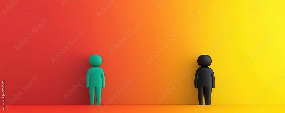 Leadership principles flat design top view executive leadership theme ...