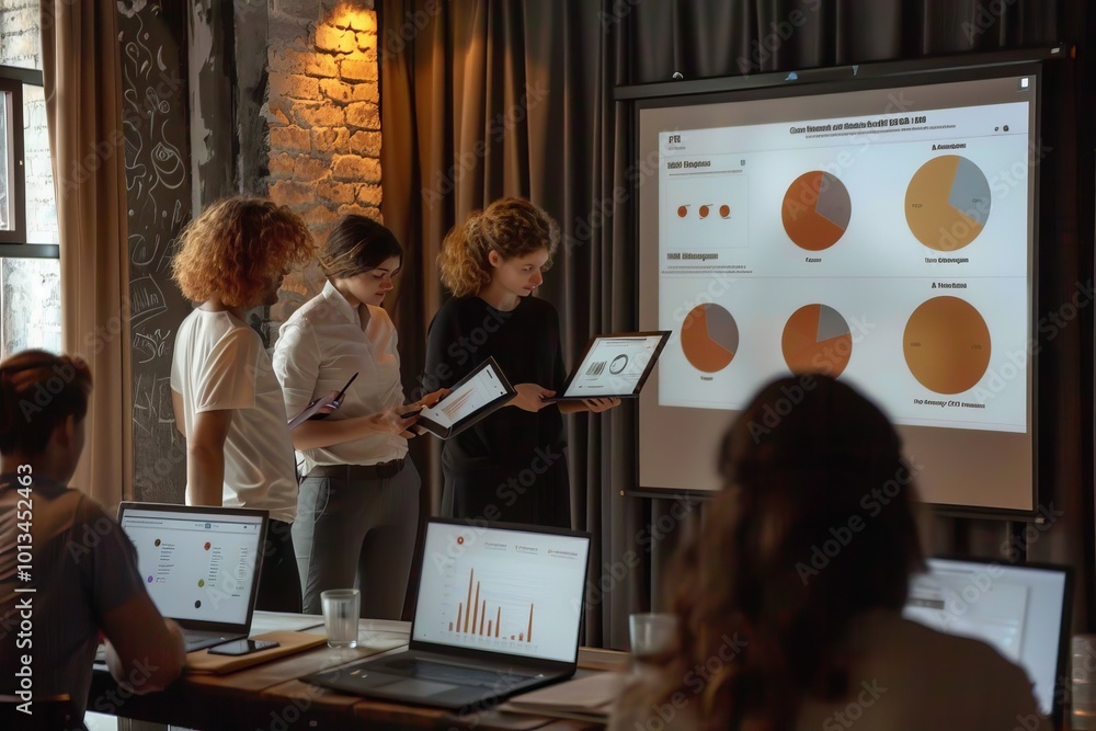 Visual representation of employee performance metrics for ceos and hr ...