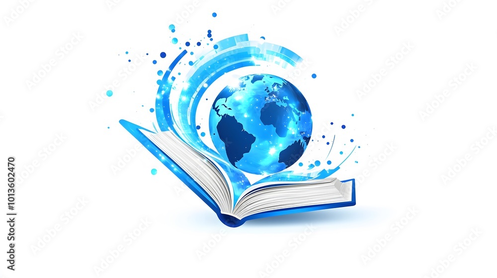 Worldly Wisdom.”EDUCATION”. isolate on white background An enchanting ...