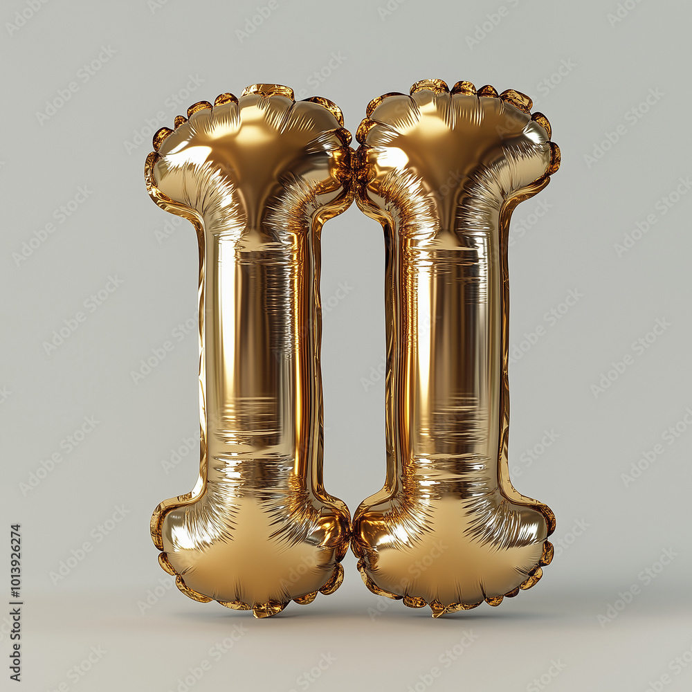 Ilustrace „11, i, ziffer, zahl, buchtstabe, buchstaben, alphabet ...