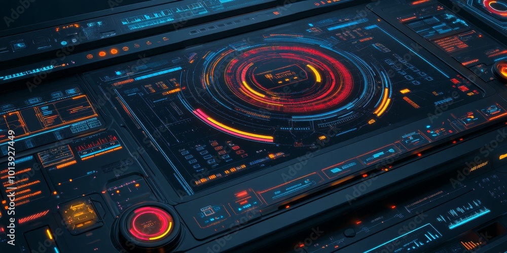 AI-Powered Assistant: Create an image of a futuristic virtual assistant ...