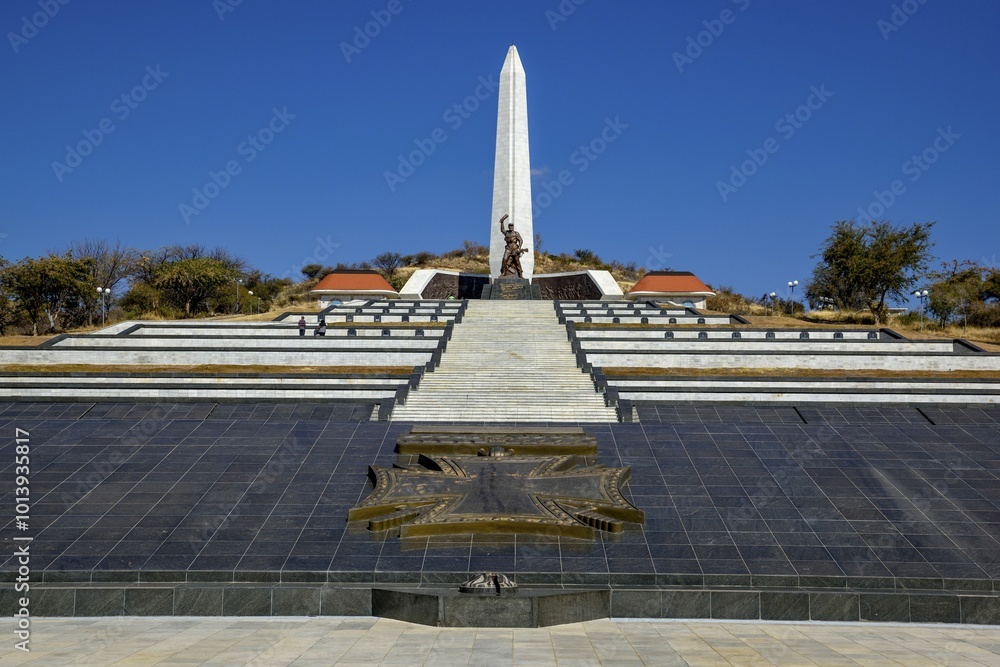 Obelisk on the National Heroes Acre, War Memorial of the Republic of ...