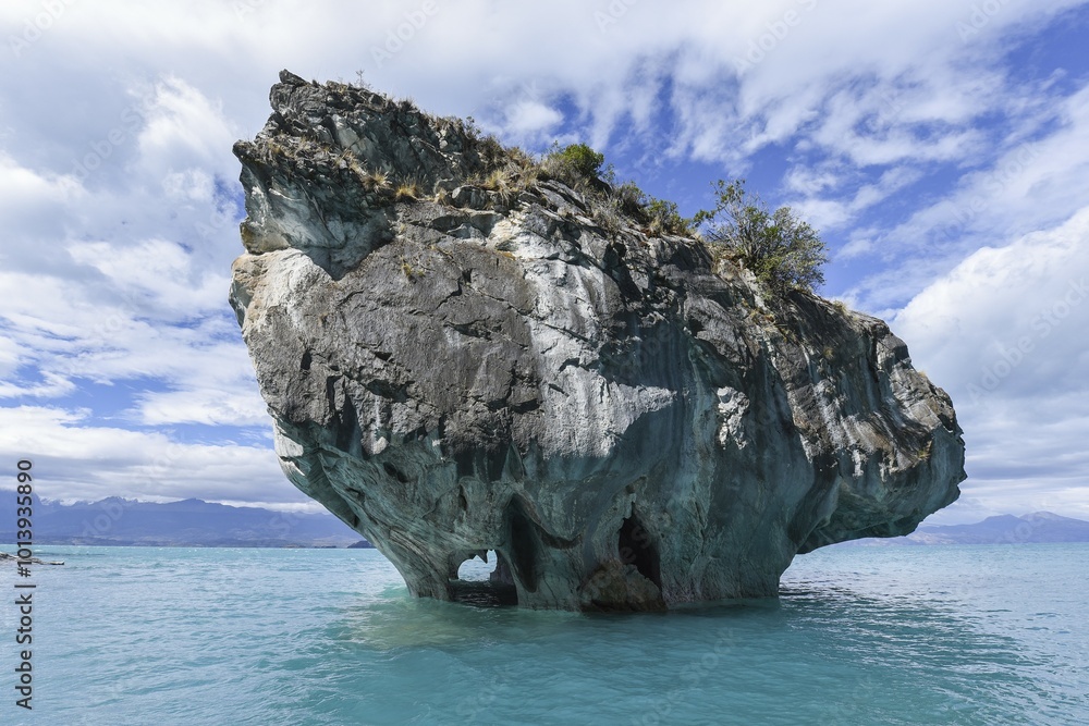 Capilla de Mármol, Marble Chapel, Marble Cave, Cuevas de Marmol, Lago ...