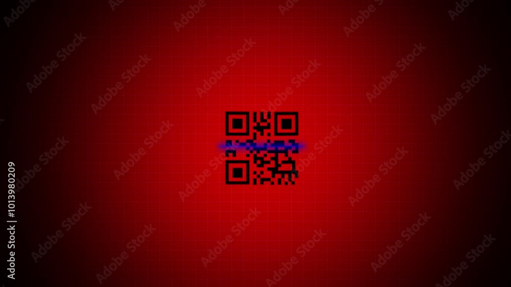 Scan QR code to pay, isolated on transparent background with alpha channel scan qr code barcode ...