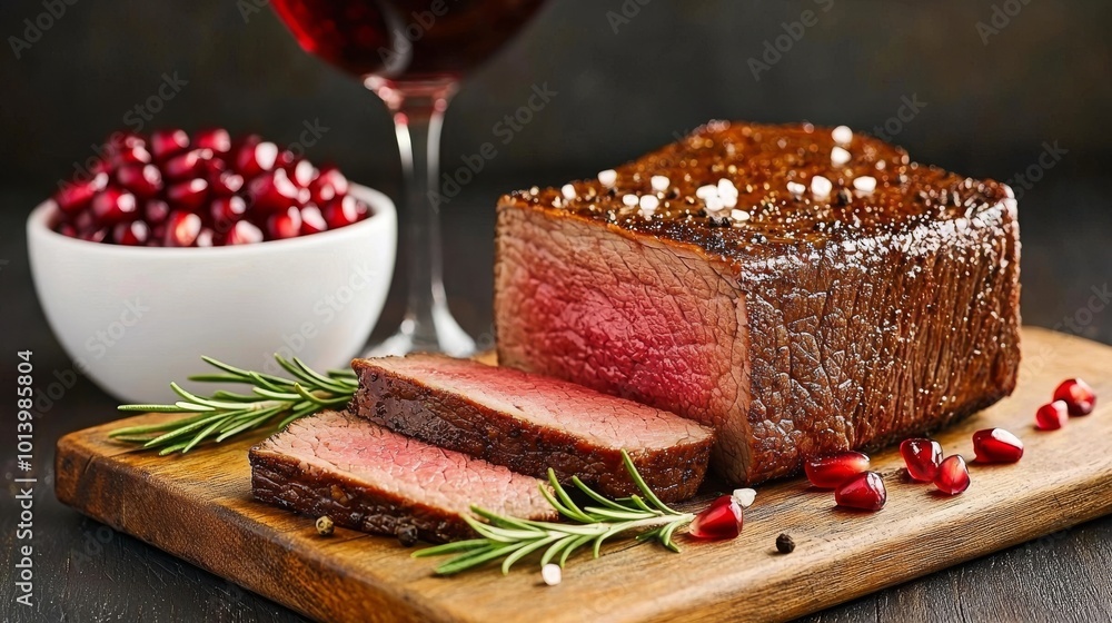 A tasty sight awaits as this medium-rare prime rib roast emerges from ...