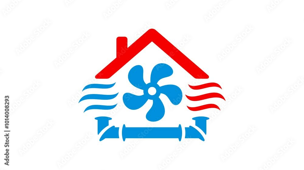 Heating, ventilation, and air conditioning, hvac systems, graphic ...