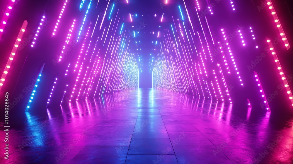 Vibrant VJ light effects with particles for concert, dance, and EDM ...