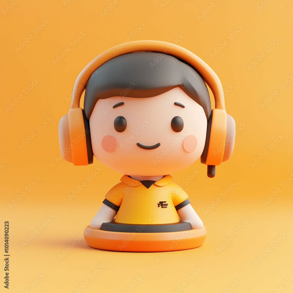 3D Tech Support Icon: Assistance and Technical Help Illustration Logo ...