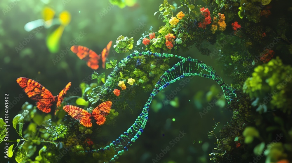 Molecular ecology visualized by genetic analysis of ecosystems, showing ...