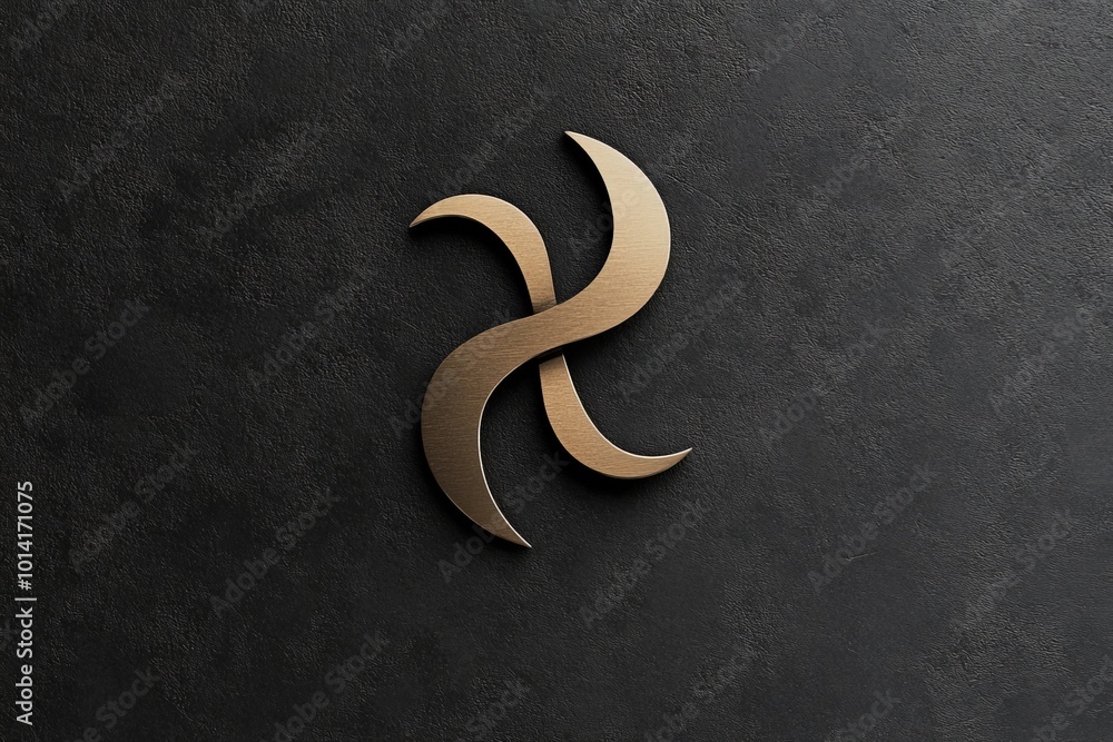 Typography design for branding, with creative use of letterforms and ...