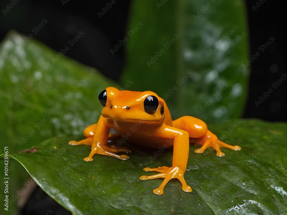 Golden Mantella (Mantella aurantiaca) – Native to Madagascar, this ...