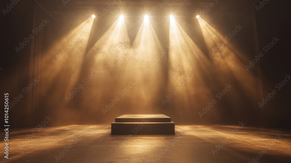 Lighting ramp with powerful spotlights for creating artificial lighting ...