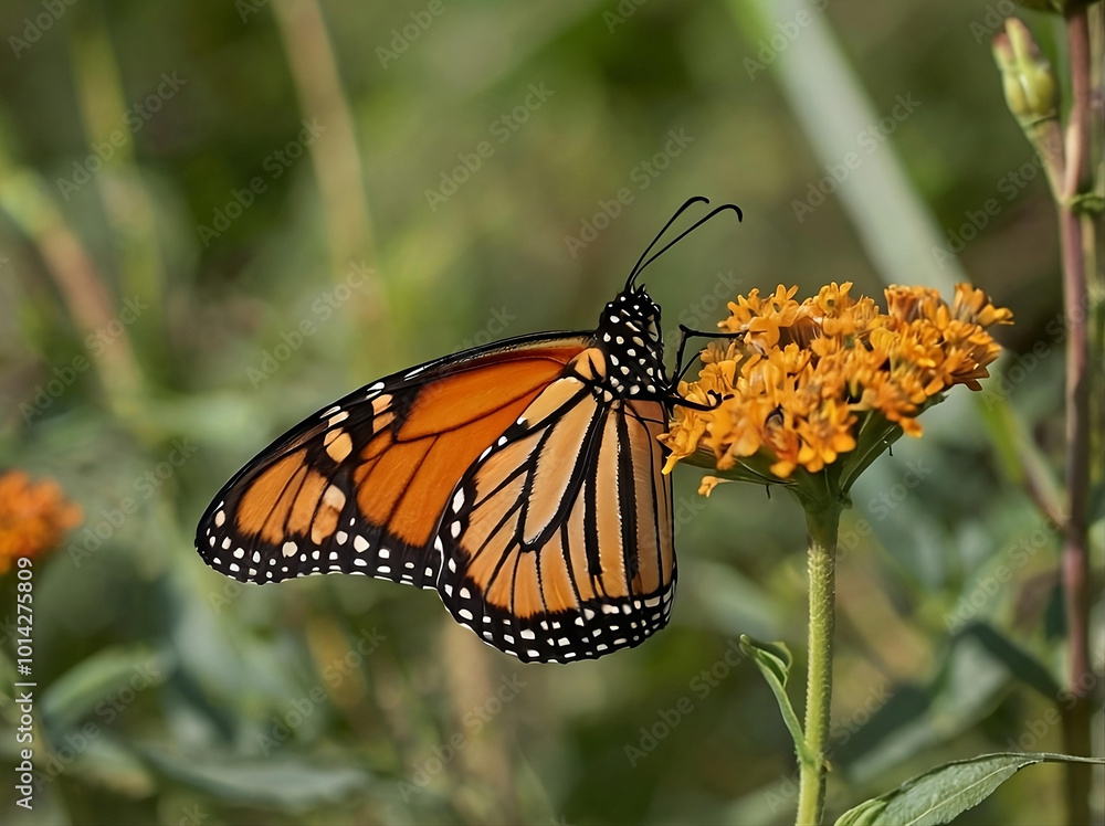 Monarch Butterfly (Danaus plexippus) – Known for its epic migration ...