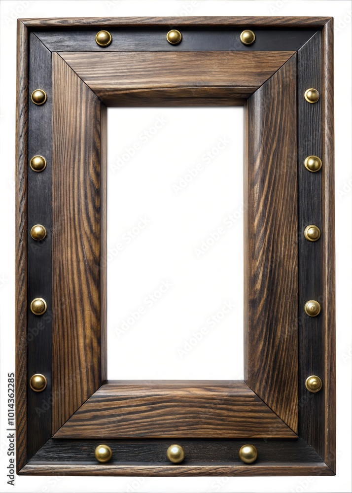 Versatile Studded Wood Picture Frame: Custom Photo, Art, and Wall ...