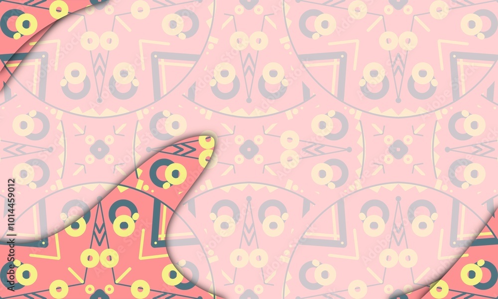 boho chic background. presentation and powerpoint design concept with ...