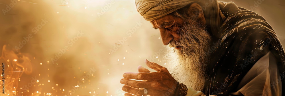 Prophet Ibrahim (Abraham), Islamic tradition for his willingness to sacrifice his son Ismail ...