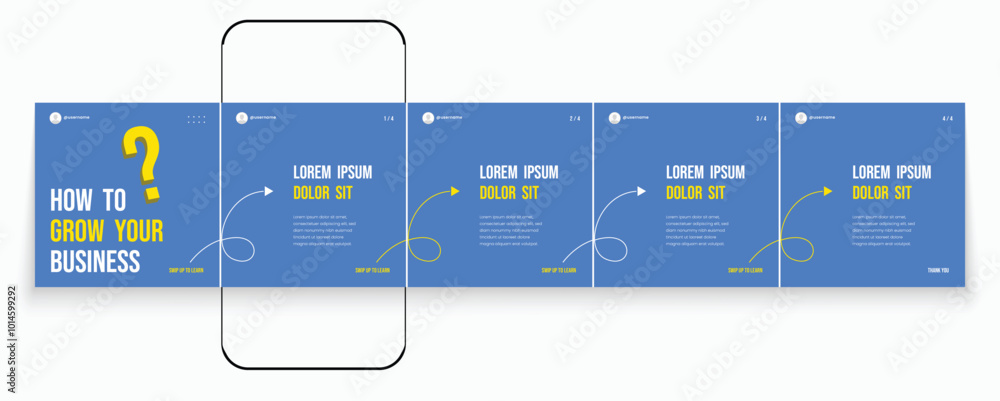 Carousel social media template minimalist design for linkedin carousel ...