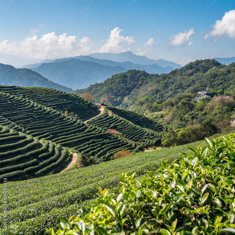 Foto de Traditional Taiwanese Tea Culture in the Rural Mountains of ...