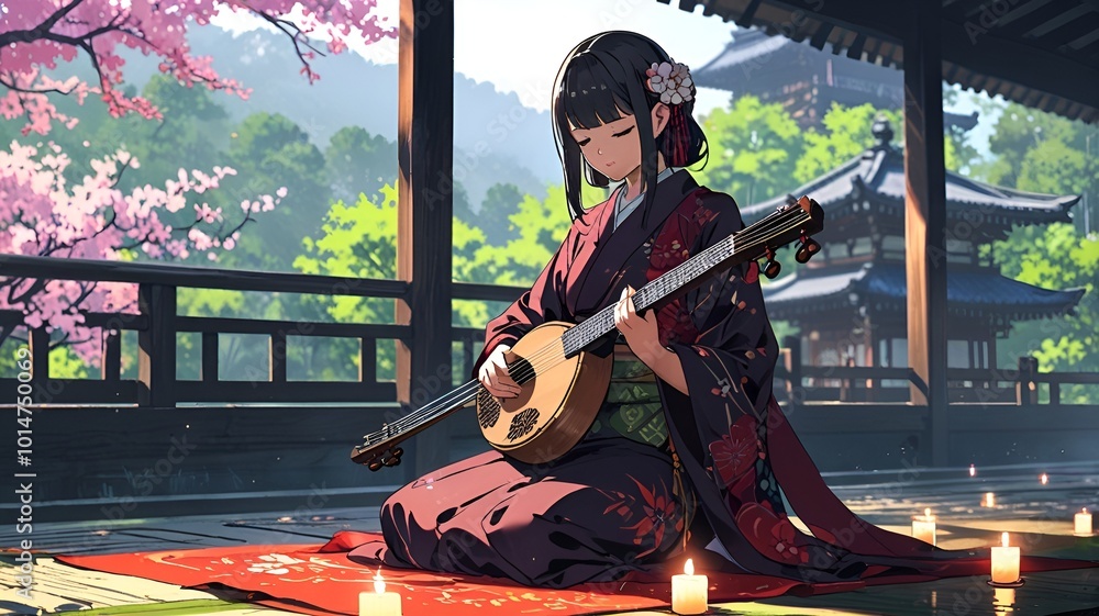 Shinobu Description Shinobu is a young priestess sitting in an ancient ...