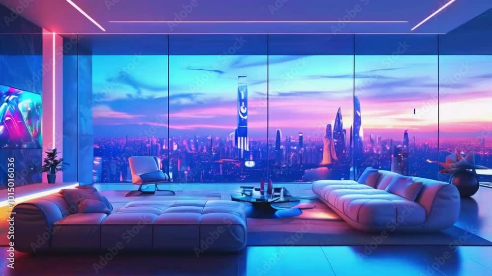Animated virtual backgrounds, cozy lo-fi anime living room soft ...