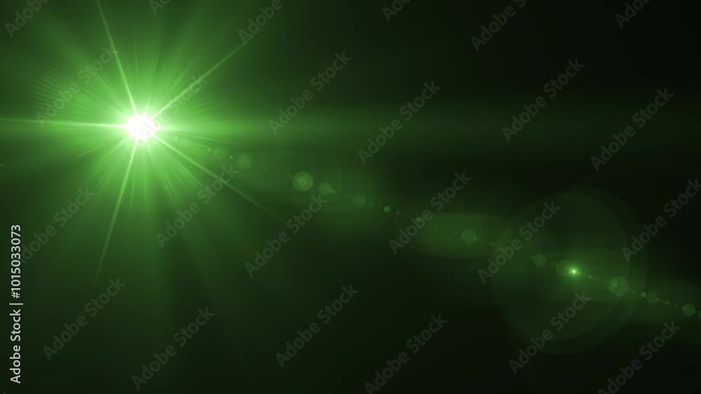 Optical lens flares light streaks shine ray flickering motion animation ...