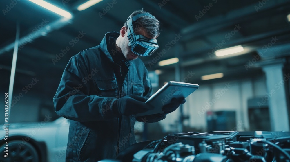 Augmented reality diagnostics tablet: AR-powered engine inspection ...