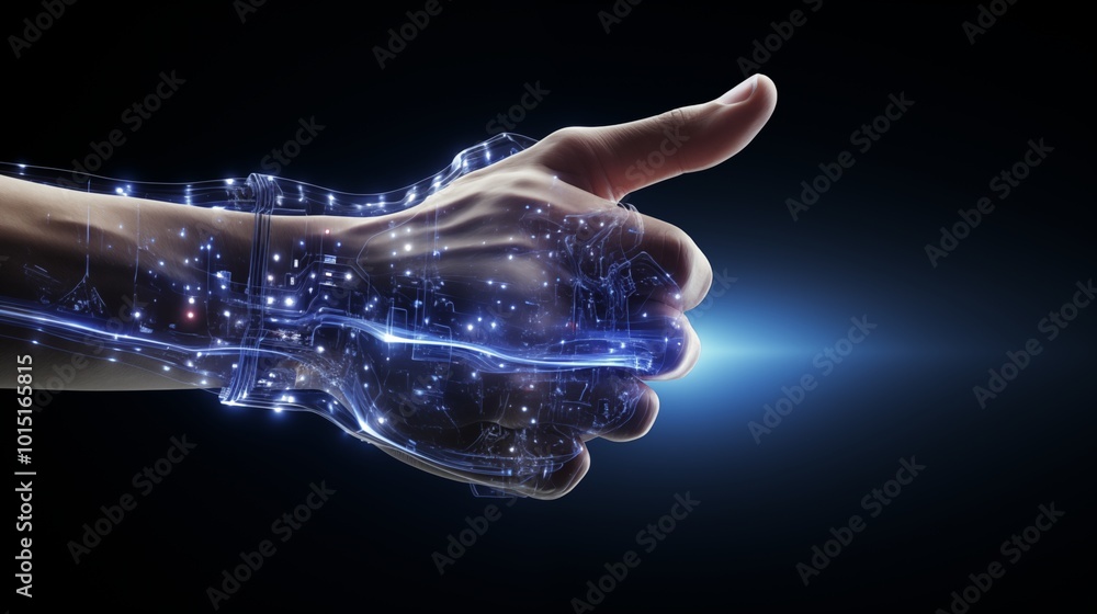 3d human hand holding like symbol. Social media icon concept. Realistic ...