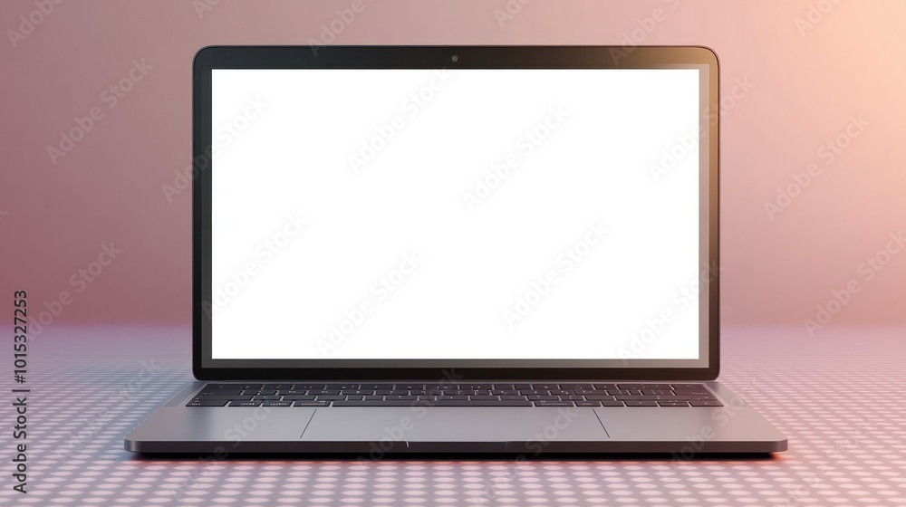 laptop with blank screen isolated on transparent background Remove png ...